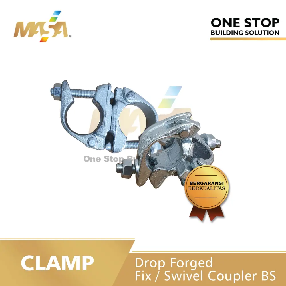 Drop Forged Fix / Swivel Coupler BS terbaik - Masa Group