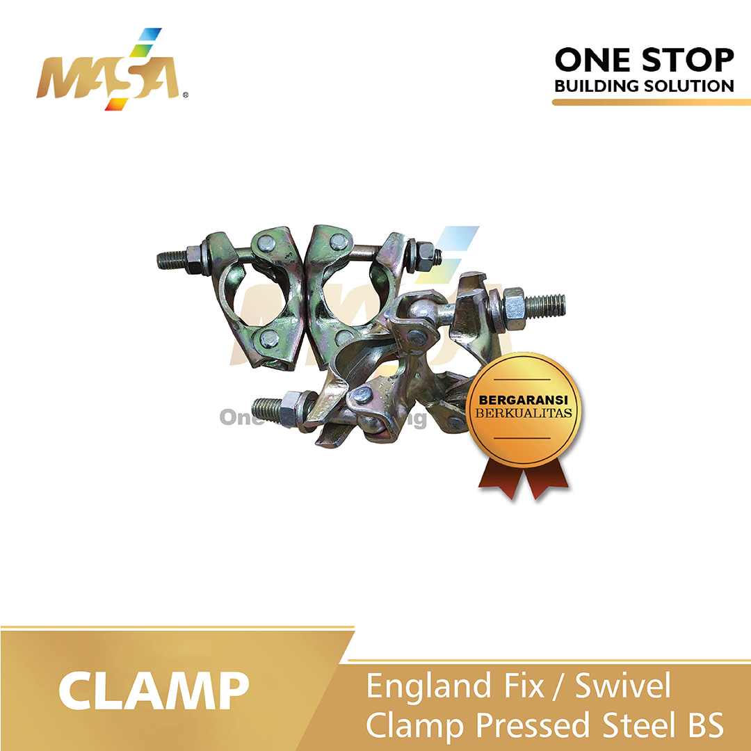 Harga England Fix / Swivel Clamp Pressed Steel BS di Surabaya