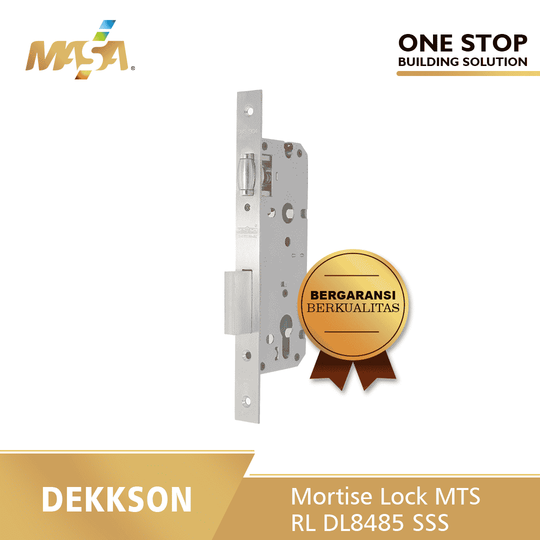 Harga Dekkson Mortise Lock MTS RL DL8485 SSS di Surabaya
