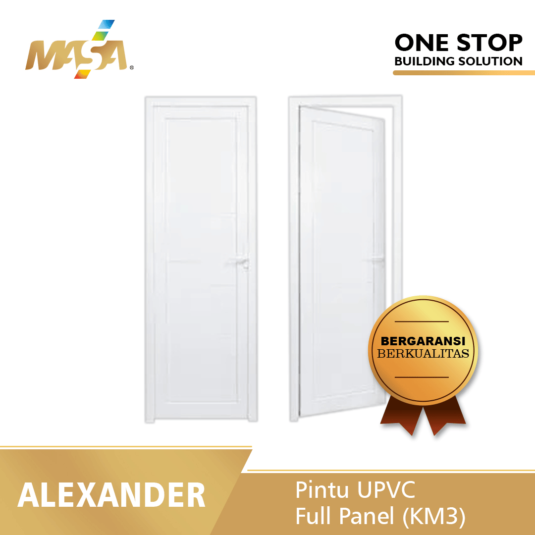Harga Alexander Pintu UPVC Full Panel (KM3) di Surabaya