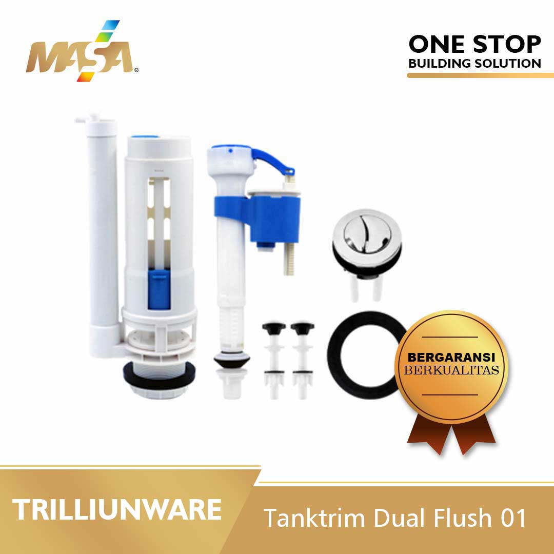 Harga Trilliunware Tanktrim Dual Flush 01 di Surabaya