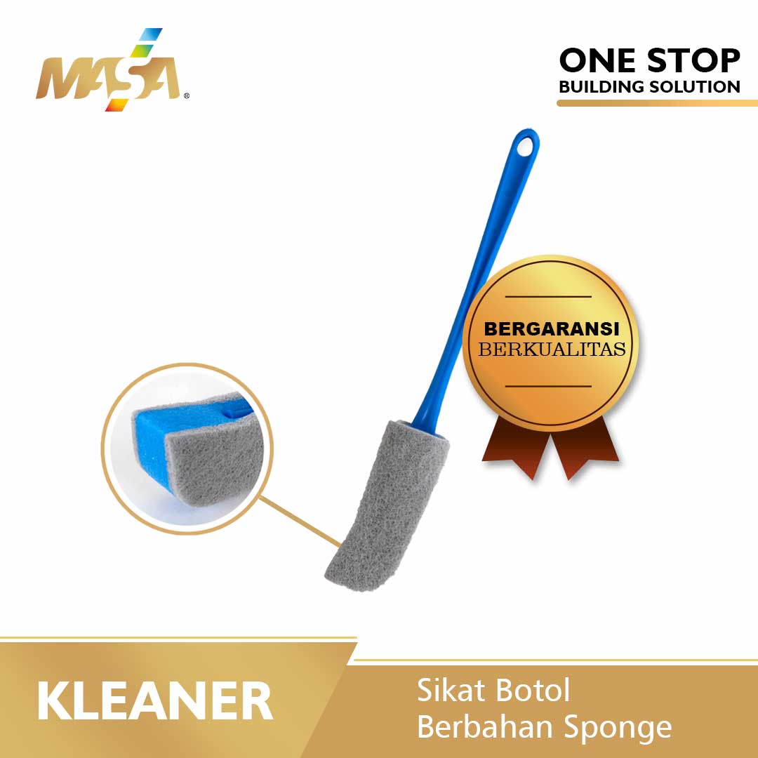 Jual dan Harga Kleaner Sikat Botol Spon Anti Gores Bottle Brush Sponge ...